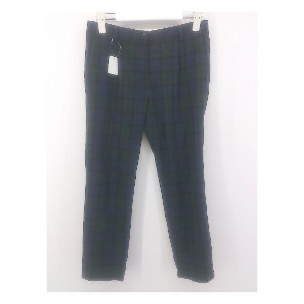 管理番号： 130127000690720240603ベースW62/石付属品： 無<br>使用に伴う多少の使用感有り。<br>匂いの付着あり。素材： 画像参照色： ネイビー グリーン系 ブラックサイズ： サイズ36梱...