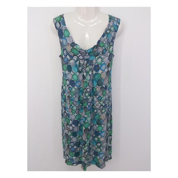 管理番号： 130130000228220231227ベースW/10友付属品： 無<br>使用感あり素材： 画像参照色： ブルー系 マルチサイズ： サイズ42梱包サイズ： 通常付属品： 無<br>使用感あり採寸サイズ...