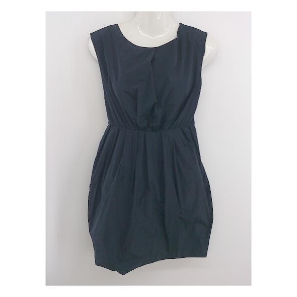 管理番号： 130328000003620240604ベースW85/石EX付属品： 無<br>リボン取り外し可能。<br>正面、背面上部に汚れあり。素材： 画像参照色： ネイビー ブラックサイズ： サイズS梱包サイズ...