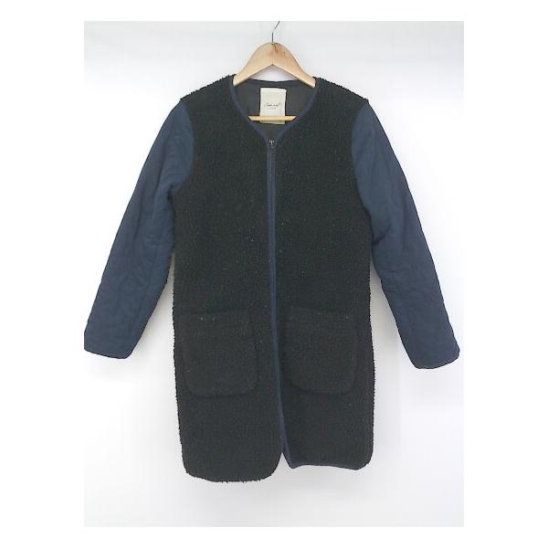 管理番号： 130410000670220240604ベースW87/石EX付属品： 無<br>首周りに薄汚れあり。<br>袖口に汚れあり。<br>ボア部分に毛羽立ちあり。素材： 画像参照色： ブラック ネ...