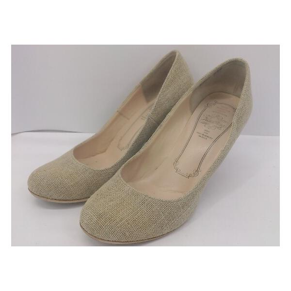 管理番号： 130410001234520240604ベースS359/長EX付属品： 無<br>インソールに汚れのようなものあり。<br>トップリフトに擦り減りあり。素材： リネン系/ラバーソール色： ベージュサイズ...