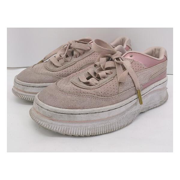 管理番号： 130410002014220240604ベースS428/勝EX1付属品： 無<br>全体的に擦れ汚れあり。素材： スウェード系/ラバーソール色： ピンクグレーサイズ： サイズ23ｃｍ梱包サイズ： 通常付属品： 無&...