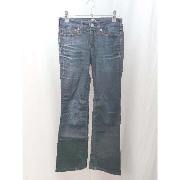 管理番号： 130412003239220240604ベースW/UN付属品： 無<br>裾にスレ、ほつれあり。素材： 画像参照色： ブルー系サイズ： サイズ24梱包サイズ： 通常付属品： 無<br>裾にスレ、ほつれあ...