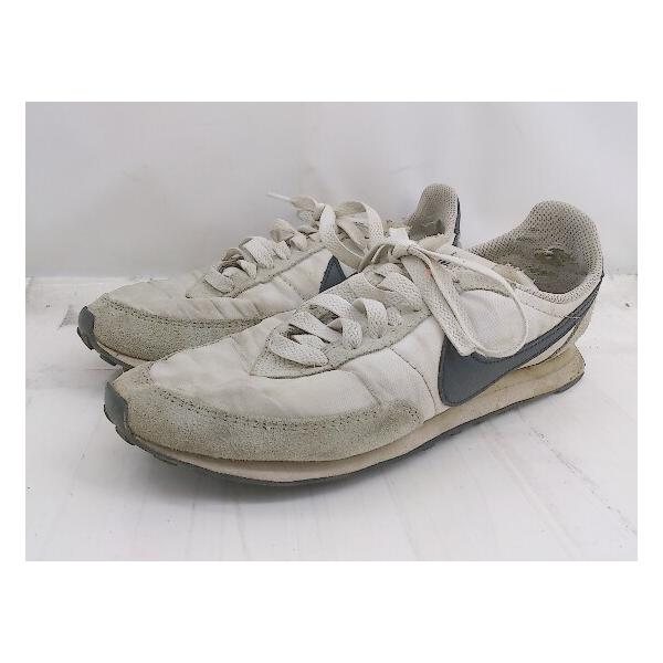 管理番号： 130414001999120240604ベースS433/勝付属品： 無<br>全体的に擦れ汚れあり。かかと内側に破れあり。素材： スウェード系 ナイロン/ラバーソール色： ホワイトサイズ： サイズ23.5ｃｍ梱包サ...