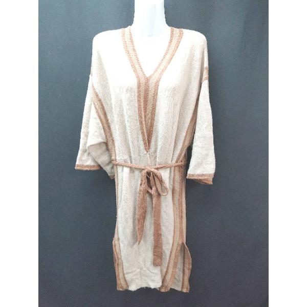 管理番号： 130421001519920250130ベースW/Y付属品： ウエスト紐<br>着用による毛玉が所々にあり素材： 画像参照色： ブラウンサイズ： サイズF梱包サイズ： 通常付属品： ウエスト紐<br>着...