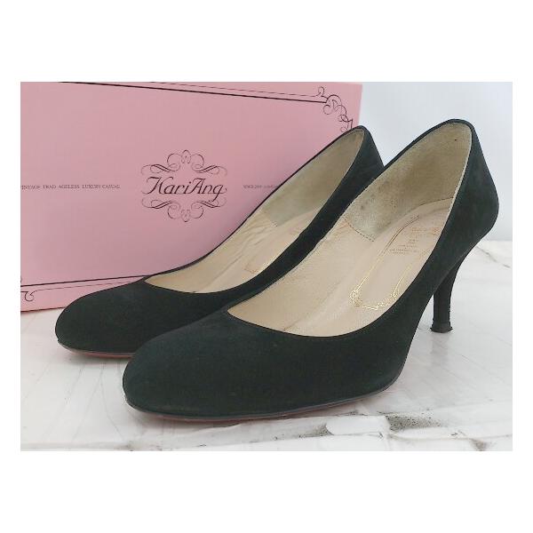 管理番号： 130516001583320240604ベースS5/大付属品： 箱<br>トップリフトに擦り減りあり。<br>ヒール部分に擦れによる剥げあり。素材： スウェード系/ラバーソール色： ブラックサイズ： サ...