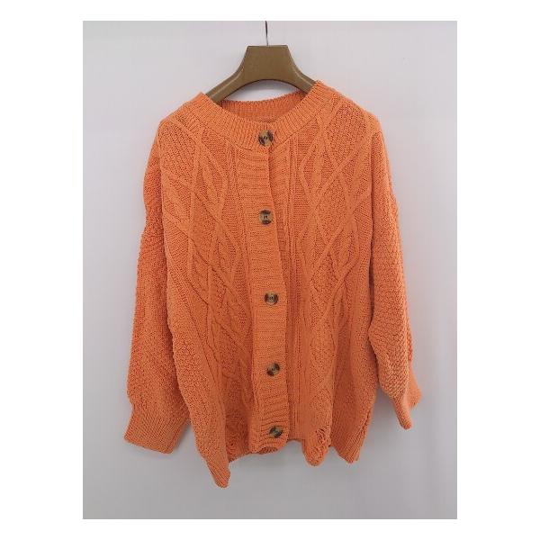 管理番号： 130518000146520250124ベースW/A付属品： 無<br>腕部分にほつれあり。素材： 画像参照色： オレンジサイズ： サイズF梱包サイズ： 通常付属品： 無<br>腕部分にほつれあり。採寸...