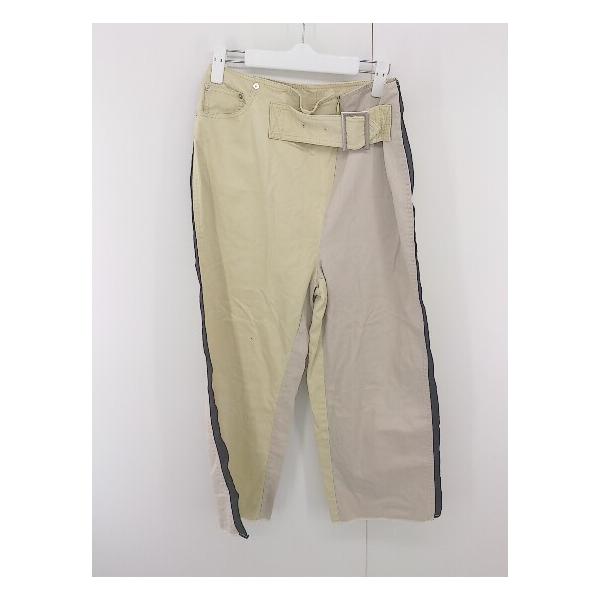 管理番号： 130530000397320240920ベースW198/成付属品： 無<br>前面右膝あたりに汚れ有り。素材： 画像参照色： ベージュ系 ブラックサイズ： サイズ38梱包サイズ： 通常付属品： 無<br&gt...