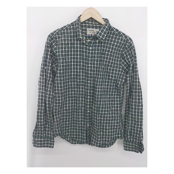 管理番号： 130616000737820250121ベースW106/友付属品： 替えボタン2個<br>首周りに多少の汚れがありますが、その他大きなダメージはありません。素材： 画像参照色： グリーン マルチサイズ： サイズ4梱...