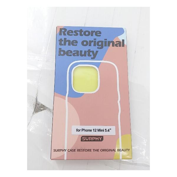 管理番号： 130616001975320240920ベースB381/長付属品： 箱<br>繊維の付着あり。素材： シリコン色： イエローサイズ： iPhone12 mini梱包サイズ： 通常付属品： 箱<br>繊維...