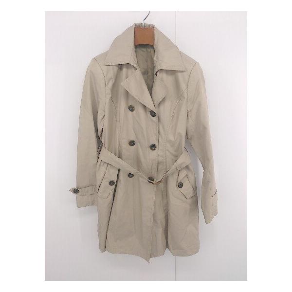 管理番号： 130616002385920240920ベースW197/由付属品： ウエストベルト<br>襟部分に薄汚れあり。素材： 画像参照色： ベージュ系サイズ： サイズ11AR梱包サイズ： 通常付属品： ウエストベルト&lt...