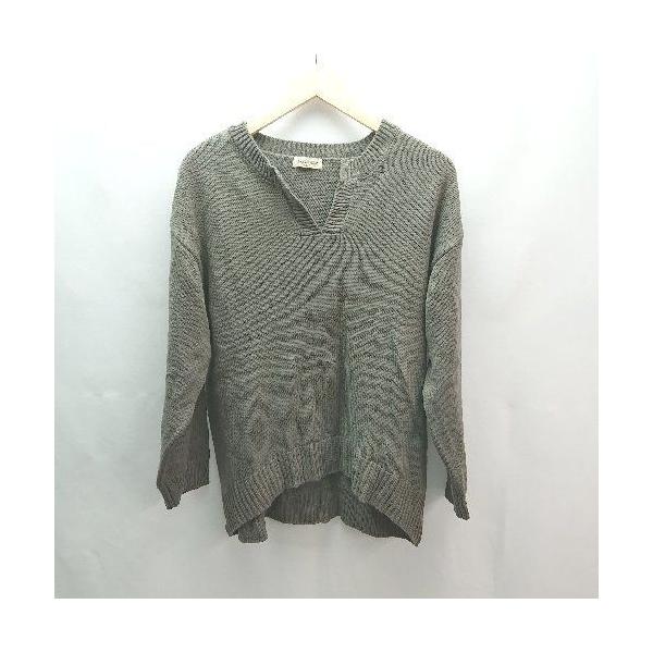 管理番号： 130619004259220250120ベースW/T付属品： 無<br>多少毛玉あり素材： 画像参照色： チャコールグレーサイズ： サイズF梱包サイズ： 通常付属品： 無<br>多少毛玉あり採寸サイズ： 通常