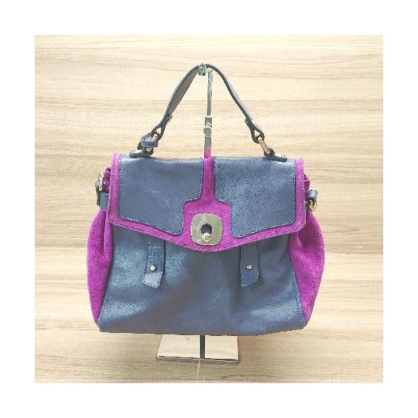 管理番号： 130704007001720250122ベースB/HM付属品： ショルダー<br>スエード汚れ 金具剥がれ素材： レザー系色： ブルー/パープルサイズ： 0梱包サイズ： 通常付属品： ショルダー<br>...