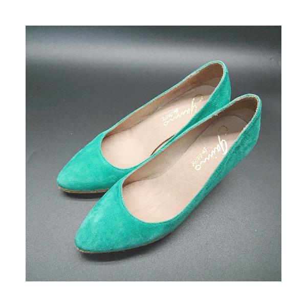 管理番号： 130712000732220250130ベースS/I付属品： 無素材： スエード系/ラバーソール-色： グリーンサイズ： サイズ37梱包サイズ： 通常付属品： 無採寸サイズ： 通常