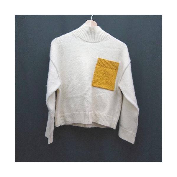 管理番号： 130712003335220241121ベースW/TF付属品： 無<br>全体的に毛玉あり素材： 画像参照色： ホワイトサイズ： サイズS梱包サイズ： 通常付属品： 無<br>全体的に毛玉あり採寸サイズ...