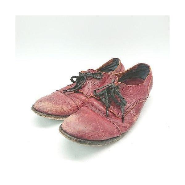 管理番号： 130816000849220231002ベースS/T付属品： 無<br>色あせ、擦れ、使用感あり素材： レザー系/ラバー系ソール色： レッドサイズ： 表記なし梱包サイズ： 通常付属品： 無<br>色あせ...