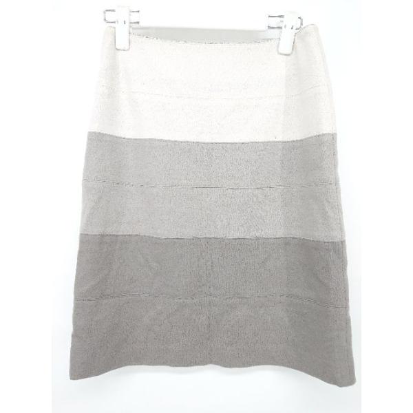 管理番号： 130816008199020240130ベースW826/菅付属品： 無<br>数か所に小さな汚れあり。素材： 画像参照色： グレー アイボリーサイズ： サイズ36梱包サイズ： 通常付属品： 無<br>数...