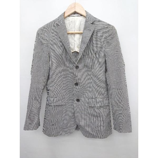 管理番号： 131002000465020240607ベースW85/増付属品： 無<br>裏地に汚れあり。素材： 画像参照色： ブラック ホワイトサイズ： サイズ44梱包サイズ： 通常付属品： 無<br>裏地に汚れあ...