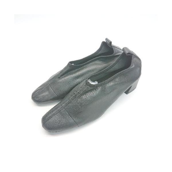 管理番号： 131013002597220241019ベースS/TF付属品： 無<br>型崩れあり素材： レザー系/ラバーソール色： ブラックサイズ： サイズ24梱包サイズ： 通常付属品： 無<br>型崩れあり採寸サ...