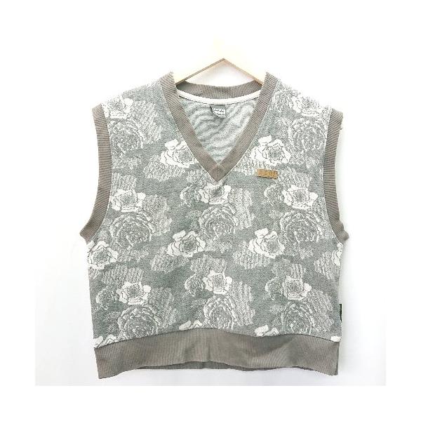 管理番号： 140402000799220240510ベースW/N付属品： 無<br>襟、袖、裾少し色褪せあり素材： 画像参照色： グレー ホワイトサイズ： サイズF梱包サイズ： 通常付属品： 無<br>襟、袖、裾少...