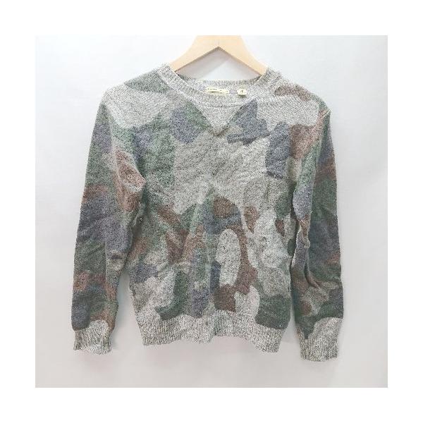 管理番号： 140402001188320240430ベースW/N付属品： 無<br>毛玉あり素材： 画像参照色： カーキ グレーサイズ： サイズM梱包サイズ： 通常付属品： 無<br>毛玉あり採寸サイズ： 通常