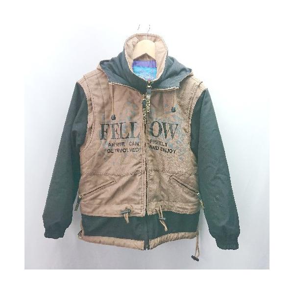 管理番号： 140424002097920240517ベースW/N付属品： 無<br>袖と前側汚れあり素材： 画像参照色： ブラウン ブラックサイズ： サイズM梱包サイズ： 大付属品： 無<br>袖と前側汚れあり採寸...