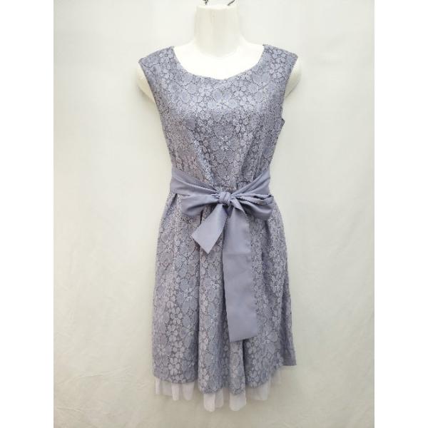 管理番号： 140523001507420240612ベースW76/辻付属品： ウエストリボン<br>背面に汚れあり。素材： 画像参照色： ライトパープルサイズ： サイズ9AR梱包サイズ： 通常付属品： ウエストリボン<b...