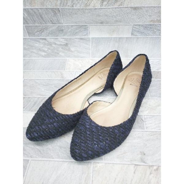 管理番号： 140529001105420240612ベースS/大付属品： 無素材： 合成繊維系/ラバーソール色： ネイビー系サイズ： サイズ22.5梱包サイズ： 通常付属品： 無採寸サイズ： 通常