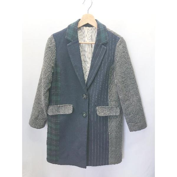 管理番号： 140605006735920240621ベースW/A付属品： 無<br>首元黄ばみあり素材： 画像参照色： ネイビー グレーサイズ： サイズF梱包サイズ： 通常付属品： 無<br>首元黄ばみあり採寸サイ...