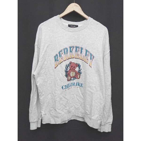 管理番号： 140611001362320240620ベースW/大ス真付属品： 無<br>首周りに多少の汚れあり。素材： 画像参照色： ライトグレー系サイズ： サイズM梱包サイズ： 通常付属品： 無<br>首周りに多...