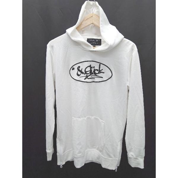 管理番号： 140618005042920240624ベースW85/辻付属品： 無<br>フード部分に薄汚れあり。素材： 画像参照色： ホワイト ブラックサイズ： サイズS梱包サイズ： 通常付属品： 無<br>フード...