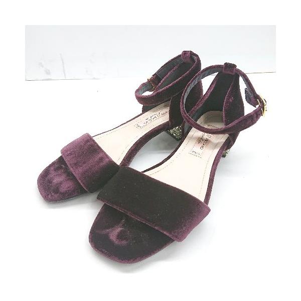 管理番号： 140702003428920240723ベースS/OM付属品： 無<br>全体的に汚れあり素材： 布系/ラバー系ソール色： パープルサイズ： サイズ22.5梱包サイズ： 通常付属品： 無<br>全体的に...