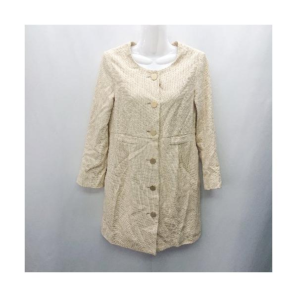 管理番号： 140702004810120240723ベースW/AC付属品： 無<br>首元に汚れあり素材： 画像参照色： ベージュサイズ： サイズ36梱包サイズ： 通常付属品： 無<br>首元に汚れあり採寸サイズ： 通常