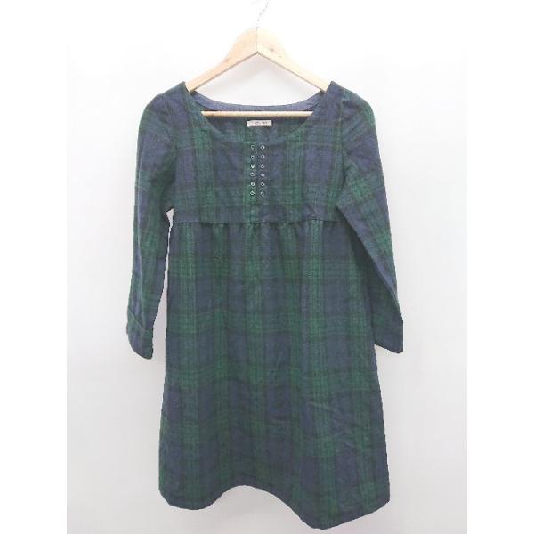 管理番号： 140710001804820250120ベースW/石付属品： 無<br>多少の毛羽立ちあり。繊維の付着あり。素材： 画像参照色： ネイビー グリーン系サイズ： サイズM梱包サイズ： 通常付属品： 無<br&g...