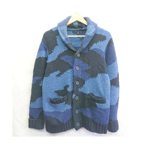 管理番号： 140806004593820240920ベースW/OM付属品： 無<br>正面に毛玉あり素材： 画像参照色： ブルーサイズ： サイズM梱包サイズ： 通常付属品： 無<br>正面に毛玉あり採寸サイズ： 通常