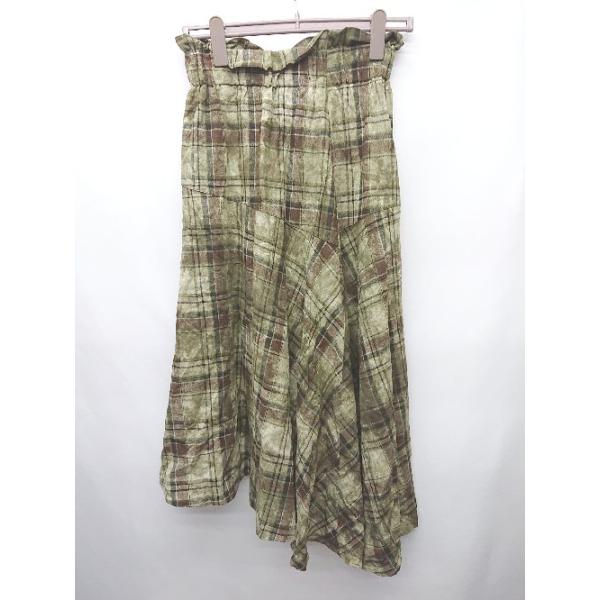 管理番号： 140909000469820241008ベースW141/辻付属品： 無<br>所々に糸つれあり。素材： 画像参照色： カーキ マルチサイズ： サイズ38梱包サイズ： 通常付属品： 無<br>所々に糸つれ...