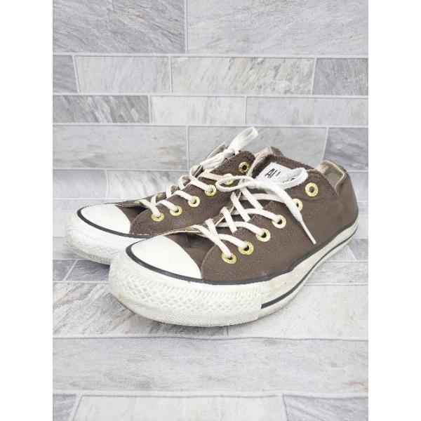 管理番号： 140909003436720241001ベースS15/梅付属品： 無<br>全体的に汚れあり。かかと部分にすり減りあり。素材： キャンバス系/ラバーソール色： ブラウンサイズ： サイズ24.5ｃｍ梱包サイズ： 通常...