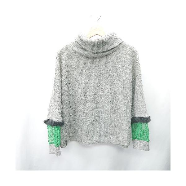 管理番号： 140910004680920241006ベースW/NY付属品： 無<br>表面に汚れや毛玉付着あり。素材： 画像参照色： グレーサイズ： サイズ38梱包サイズ： 通常付属品： 無<br>表面に汚れや毛玉...