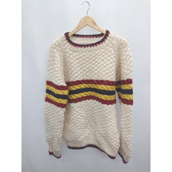 管理番号： 140925000321920241009ベースW33/七付属品： 無<br>やや毛羽立ちあり。素材： 画像参照色： アイボリーサイズ： サイズL梱包サイズ： 通常付属品： 無<br>やや毛羽立ちあり。採...
