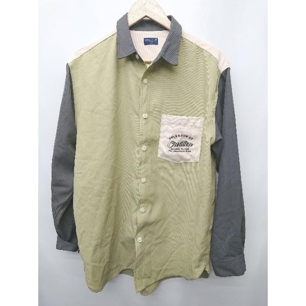 管理番号： 140925002137420241004ベースW141/辻付属品： 無<br>正面中央付近に汚れあり。素材： 画像参照色： グリーン マルチサイズ： サイズM梱包サイズ： 通常付属品： 無<br>正面中...