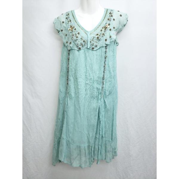 管理番号： 141023002423020241128ベースW/石付属品： 新品タグ<br>透け感のある商品です。素材： 画像参照色： グリーン系サイズ： サイズM梱包サイズ： 通常付属品： 新品タグ<br>透け感の...