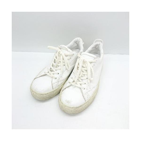 管理番号： 141029002434820241209ベースS/K付属品： 無<br>ソール部分の全体的に汚れあり素材： レザー系/ラバー系ソール色： ホワイトサイズ： サイズ35梱包サイズ： 通常付属品： 無<br&gt...