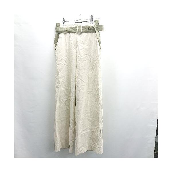 管理番号： 141121000214920250117ベースW/H付属品： ベルト付属素材： 画像参照色： ベージュ カーキサイズ： サイズ38梱包サイズ： 通常付属品： ベルト付属採寸サイズ： 通常