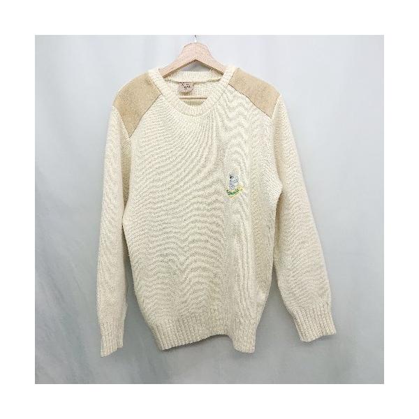 管理番号： 141209003480020241227ベースW/H付属品： 無<br>シミ汚れ、毛羽立ち、毛玉有素材： 画像参照色： ベージュ系サイズ： サイズL梱包サイズ： 通常付属品： 無<br>シミ汚れ、毛羽立...