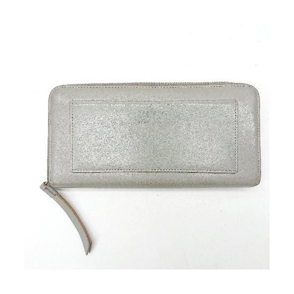 管理番号： 141209006161520250227ベースB/H付属品： 無<br>使用感あり。小銭入れに汚れあり。素材： レザー系色： グレー系サイズ： 0梱包サイズ： 通常付属品： 無<br>使用感あり。小銭入...