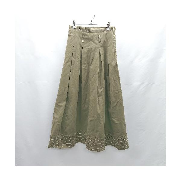 管理番号： 150116002264620250226ベースW/M<br>付属品： 無<br>汚れあり<br>素材： 画像参照<br>色： カーキ<br>サイズ： サイズ38&lt...