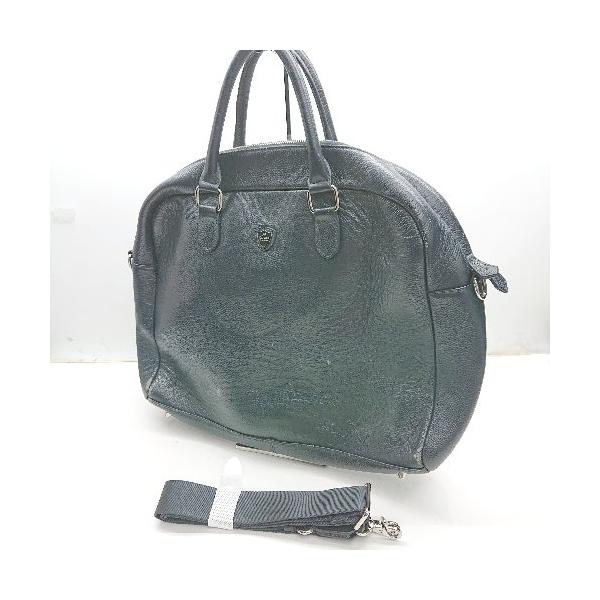 管理番号： 150305001098620250523ベースB/E付属品： ショルダー付き<br>擦れあり ?がれあり 持ち手擦れあり素材： 革系色： ネイビーサイズ： 0梱包サイズ： 通常付属品： ショルダー付き<br&...