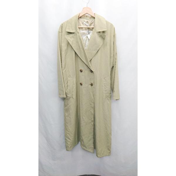 管理番号： 150305001759620250402ベースW/M付属品： 新品タグ ウエスト紐、ボタン2個付属素材： 画像参照色： ライトカーキサイズ： サイズF梱包サイズ： 通常付属品： 新品タグ ウエスト紐、ボタン2個付属採寸サイズ： 通常