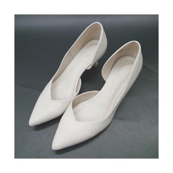 管理番号： 150305002348120250522ベースS/H付属品： 無<br>アウトソールかかと部分に擦り減りあり。素材： レザー系/ラバー系ソール色： アイボリーサイズ： サイズ22.5梱包サイズ： 通常付属品： 無&...