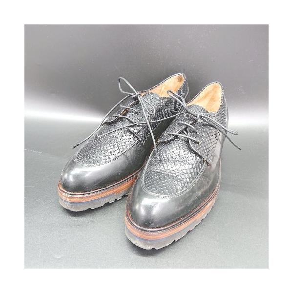 管理番号： 150619001648120250707ベースW/F付属品： 無<br>靴底汚れ素材： レザー系/合成底系ソール色： ブラック系サイズ： サイズ38梱包サイズ： 通常付属品： 無<br>靴底汚れ採寸サイ...